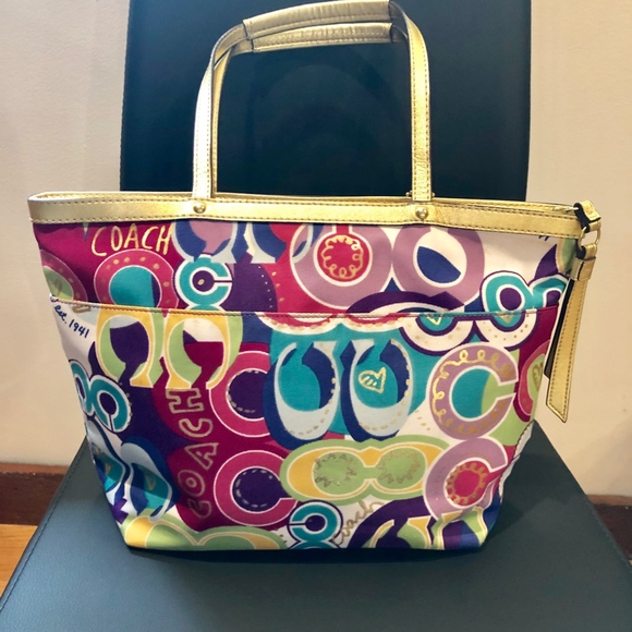Coach | Bags | Multicolored Coach Purse | Poshmark